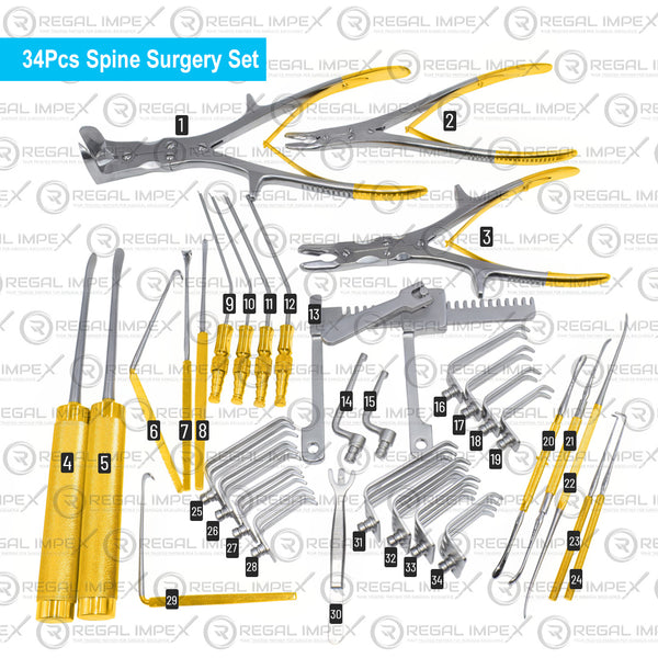 Professional Spine Surgery Instrument Set | Cervical & Lumbar Tools ...