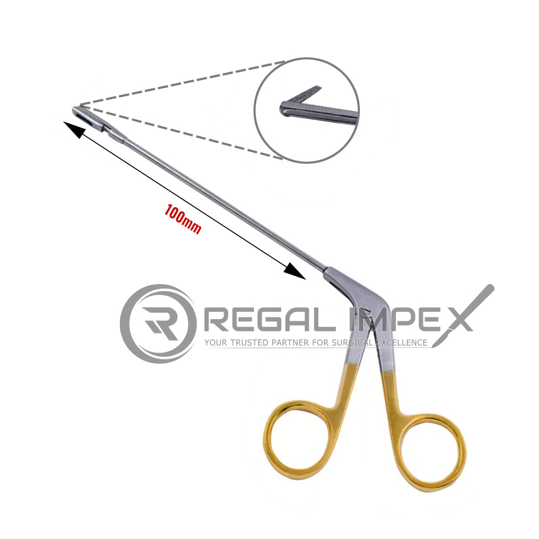 13cm Retrograde Up Cutting Backbiting Antrum Punch Forceps for ENT FESS ...