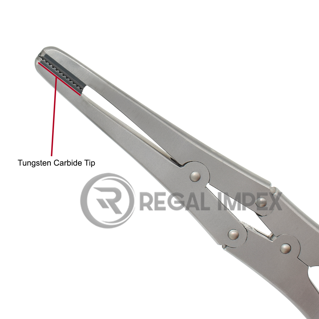20cm Rubin Septum Morselizer Forceps - T.C. Tip and Gold Handle - Regal ...