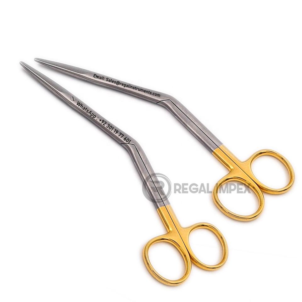 Heymann Nasal Scissors Angled Rhinoplasty Delicate blunt TC/Supercut ...