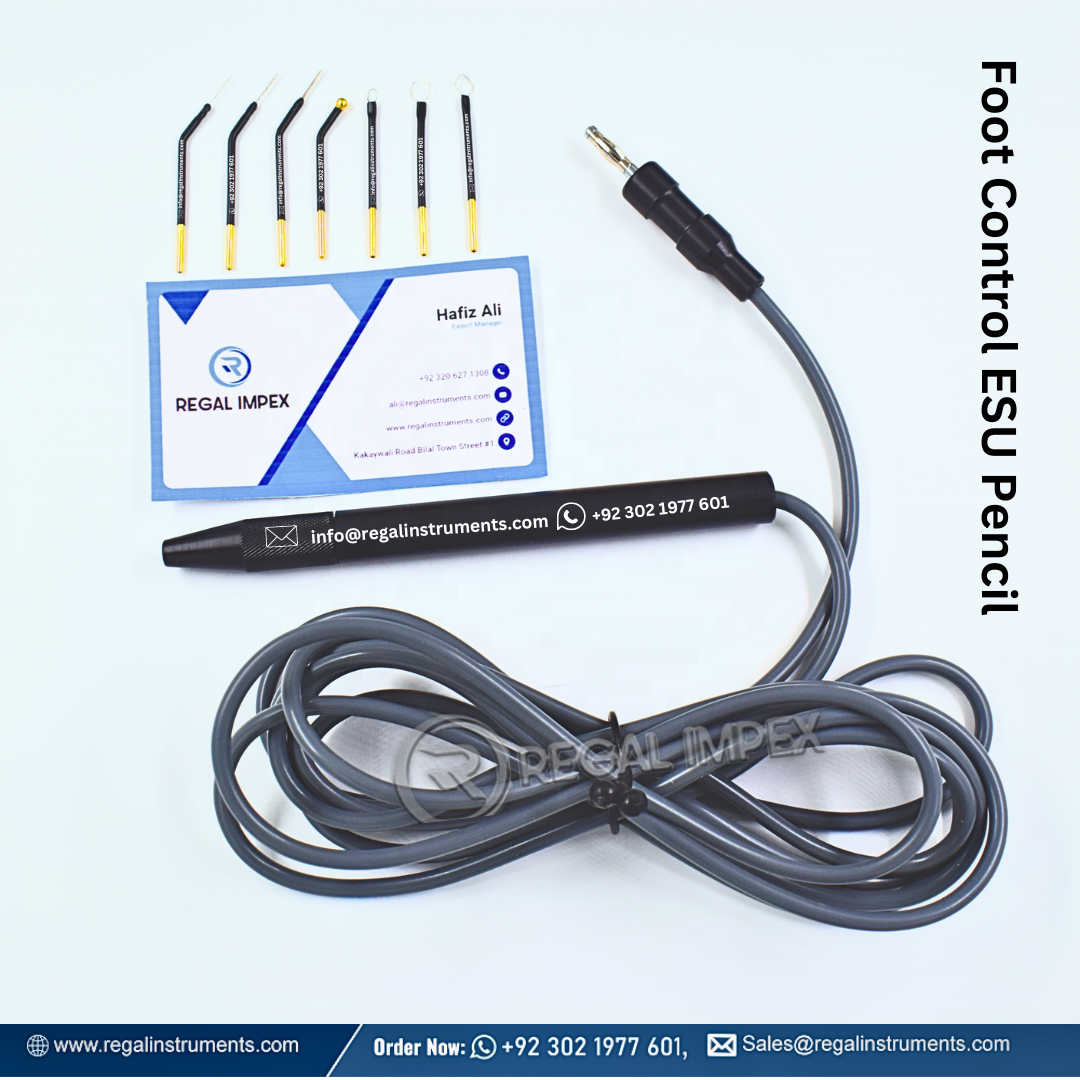 Electrocautery/Diathermy Foot Control ESU Pencil Black Reusable Electro Surgical Instruments ...