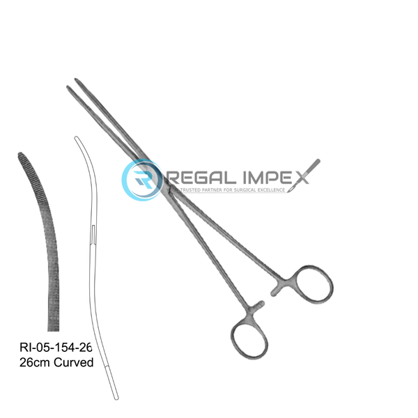 Bozeman Uterine Dressing Forceps Straight and Curved 26cm - Regal Impex ...