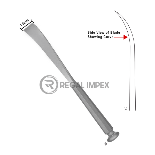 20.5cm Stille Osteotomes Curved: Bone-Cutting Instruments for Oral and ...